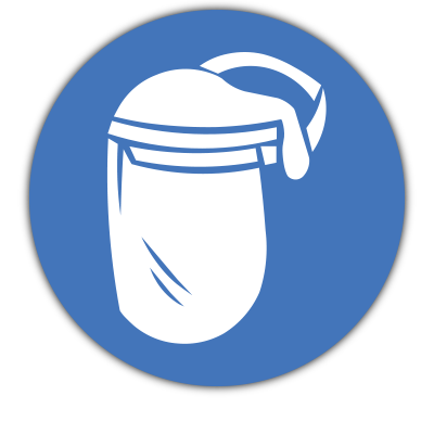 Face Protection Safety Sign – MV10 - Spear Labels