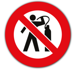 Dogs Prohibited Safety Sign – PV20 - Spear Labels