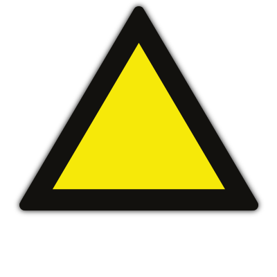 General warning of Hazard Safety Sign – WW01 - Spear Labels