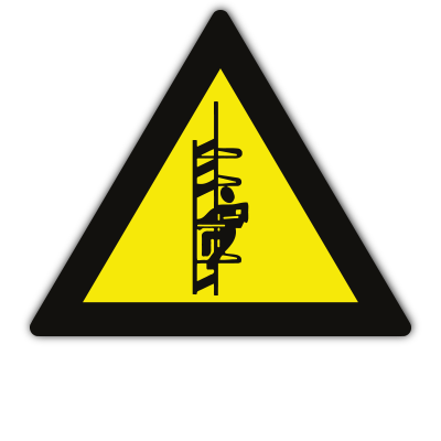 Warning of catwalk Safety Sign – WW35 - Spear Labels