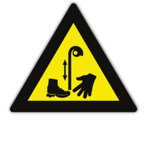 Warning of catwalk Safety Sign – WW35 - Spear Labels
