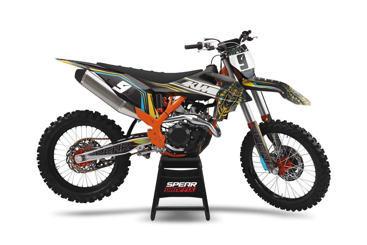 Semi Custom KTM Vinyl Kit | Personalized Graphic Decals