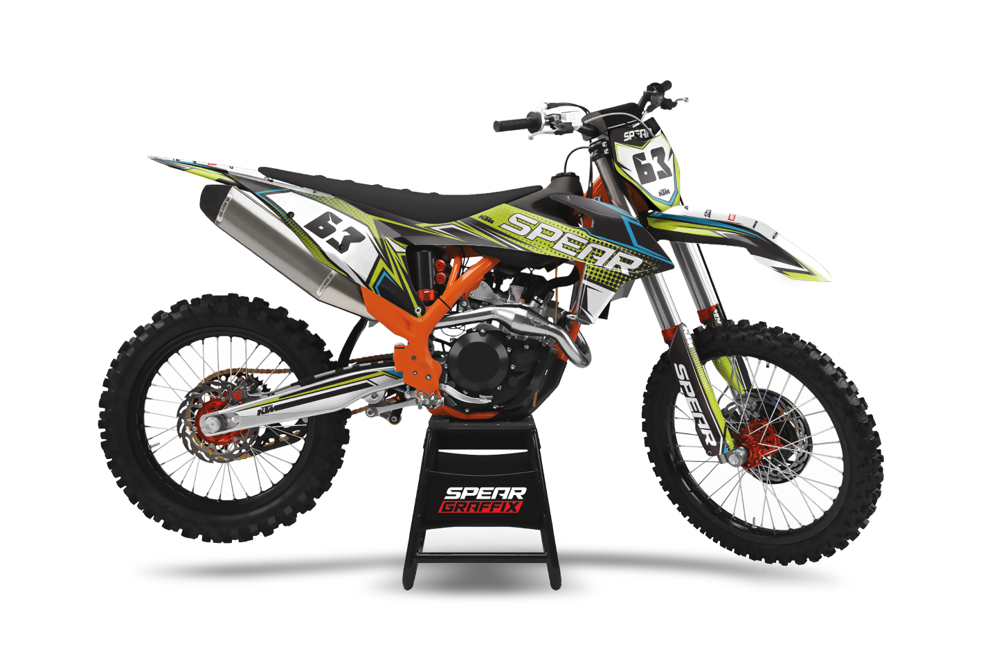 Semi Custom KTM Vinyl Kit | Personalized Graphic Decals