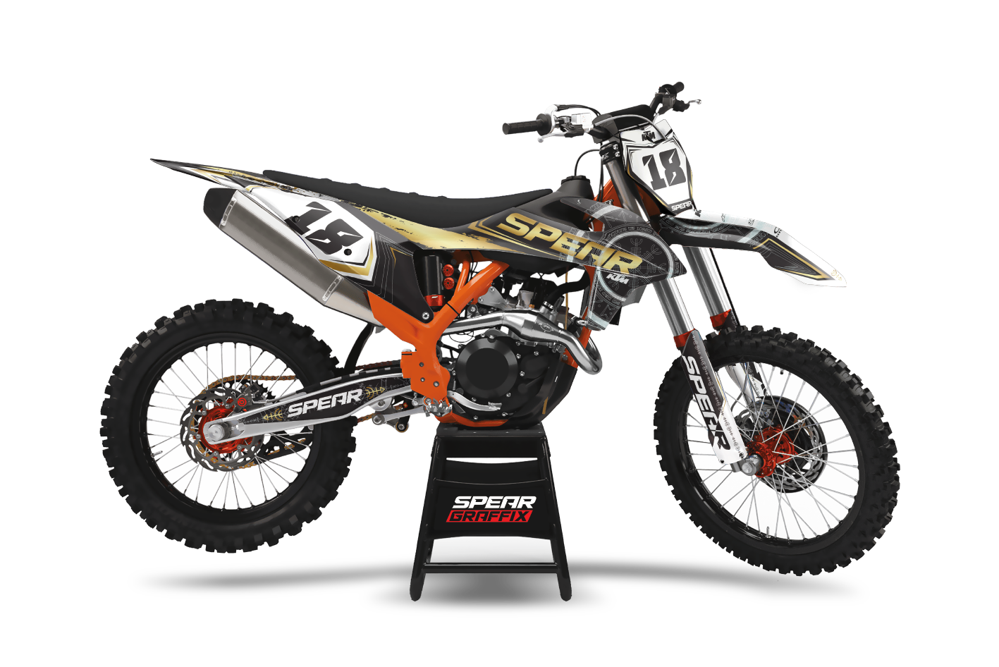 Semi Custom KTM Vinyl Kit | Personalized Graphic Decals